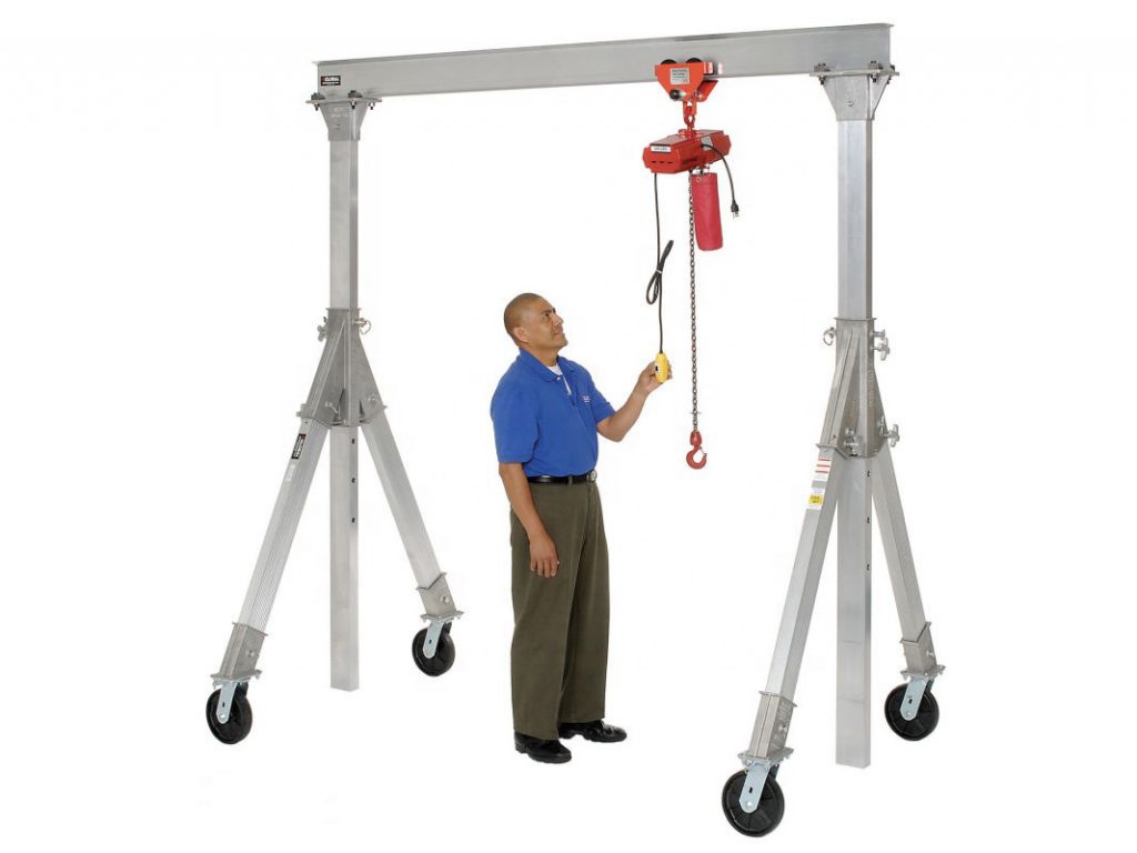 Portal Aluminum Gantry Crane - Easy Installation - SEVENCRANE