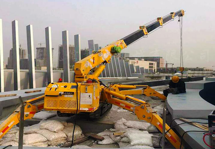 Main Features of mini spider crane - SEVENCRANE