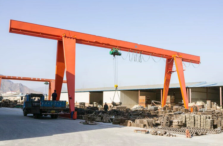 32 ton single beam double girder gantry crane - SEVENCRANE