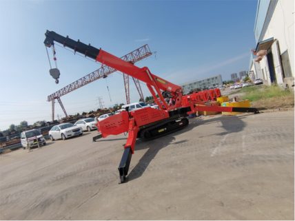 Spider Crawler Crane with Basket to New Zealand - SEVENCRANE