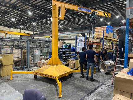 Qué es una grúa de pluma móvil portátil tipo BZY - SEVENCRANE